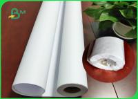China 36Inch * 150M White Plotter Paper Good Stiffiness For Canon Plotter Printer for sale