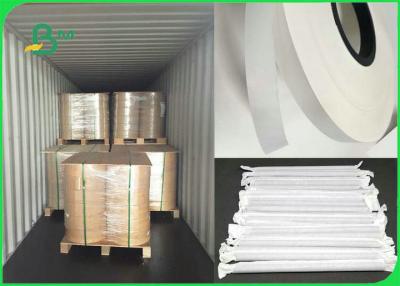 China 24gsm 25gsm 28gsm White Wrapping Paper Roll Food Grade Custom  FDA SGS FSC for sale