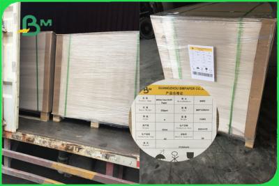 China Virgin Pulp Flip Side Kraft Paper Sheet One Side Solid White Back Side Brown for sale
