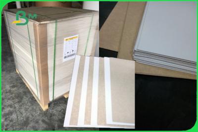 China Virgin Pulp Flip Side Kraft Paper Sheet One Side Solid White Back Side Brown for sale