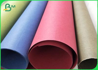 Cina tessuto lavabile di carta kraft di 0.55mm per rendere lo strappo della borsa resistente in vendita