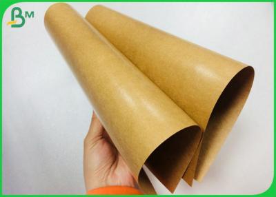 Cina carta patinata del oilproof 300g del PE di categoria alimentare di Brown Kraft per la scatola o il vassoio di pranzo in vendita