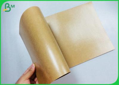 Cina carta patinata del oilproof 300g del PE di categoria alimentare di Brown Kraft per la scatola o il vassoio di pranzo in vendita