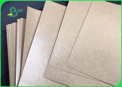 China 350gsm + 15g PE Coated Brown Kraft Paper For Takeaway Food Boxes Waterproof for sale