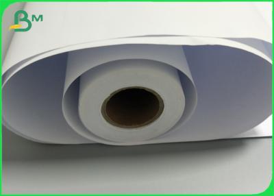 Cina 24" X 150' carta di tracciatore dell'indicatore cad Grey White Color 70g 80g in vendita