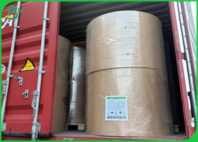 China Recycled Pulp 200g 220g Brown color Kraft Liner Paper Roll For Making Carton for sale