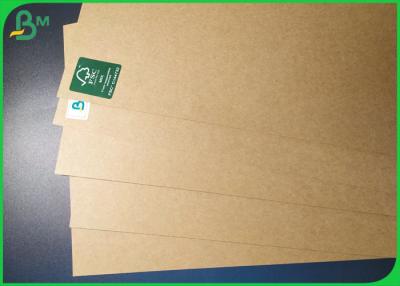 China High Stiffness 126gsm Recycled Brown Kraft Paper For Making Wrapping Boxes for sale
