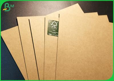 China High Stiffness 126gsm Recycled Brown Kraft Paper For Making Wrapping Boxes for sale