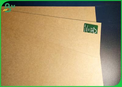 China High Stiffness 126gsm Recycled Brown Kraft Paper For Making Wrapping Boxes for sale