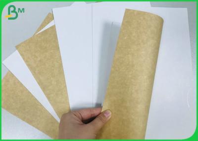 bedekte de Witte Bovenkant van 250gsm 270gsm bladen van de het Voedselrang van kraftpapier de kartonnen 70 * 100CM met een laag