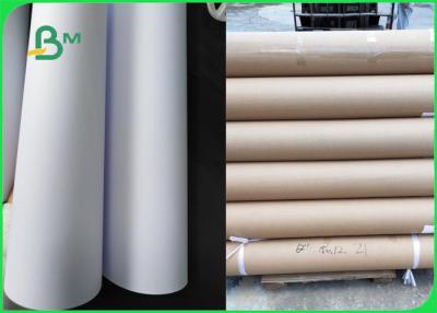 China Plotter Bond Opaque Paper 70gsm 92% Bright Large Format 60inch Rolls for sale