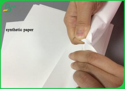 China 100um 130um Waterproof Synthetic Paper White Color To Make Label for sale