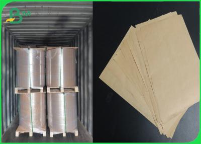 FDA Certified 50gsm 50gsm 60gsm Food Packaging Natural Brown Kraft Paper Jumbo Roll