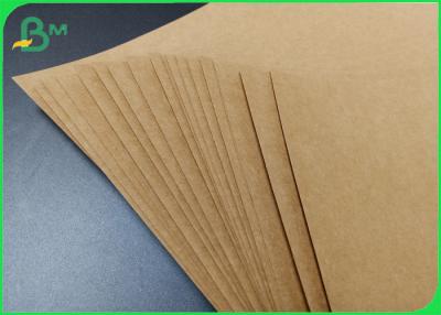 China Uncoated 200gsm 250gsm Brown Kraft Paper sheets A3 / A4 / A5 Size for sale