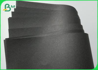 China Fold Resistance Black Cardboard Paper Sheets A4 Size With Jet Black for sale