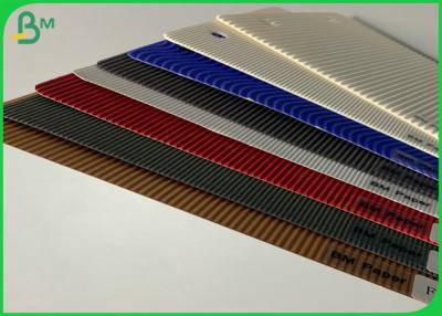 China Black Single Face Corrugated Board Sheets E F Flute Light Weight And Stable for sale