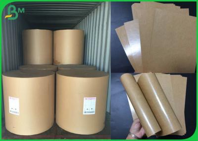 China Food Grade Poly Coated Kraft Paper Roll 300gsm 350gsm To Food Tray Making for sale