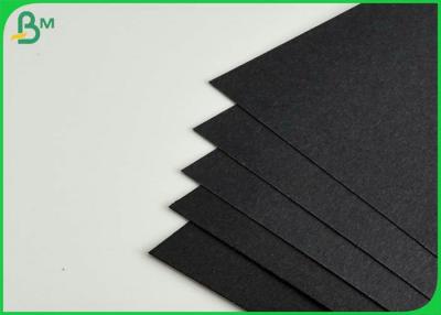 China Wood Pulp 300g Double - sided Black Cardboard For CD Box 787mm Roll for sale