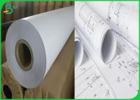 China Large Format 54'' By 300ft  Plotter Paper 20lb For Engineering Paper 3'' Core for sale