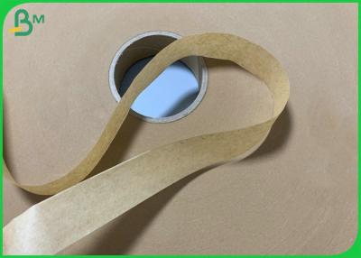 China 28g Brown Kraft Straw Wrapping Paper 27mm Eco - friendly for sale