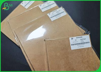 Cina Piccoli strati 90gsm di A3 A4 al bordo naturale di Cradstock del mestiere di 400gsm Brown in vendita