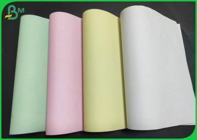 White Blue Yellow 55g 50g Carbonless Paper A4 650mm 750mm Width In Roll