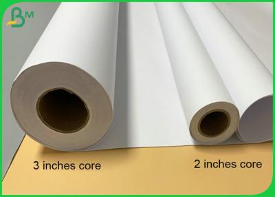China Bright White 20LB 24'' x 150ft Inkjet Paper Uncoated Matte Bond Paper for sale