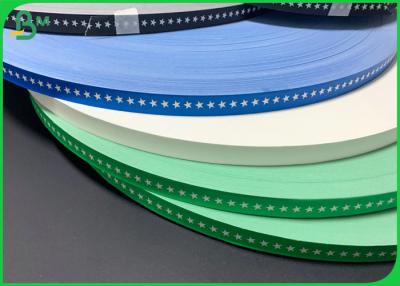 Paja Slitted azulverde colorida del grado de 60gsm 15m m Straw Base Paper For Food