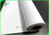 China 2inch Core A0 A1 format 80gsm White Bond Plotter Paper rolls for cad Inkjet plotter for sale