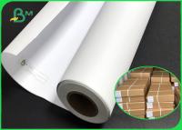 China 2inch Core A0 A1 format 80gsm White Bond Plotter Paper rolls for cad Inkjet plotter for sale