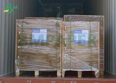 Κίνα Χωρίς επίστρωση φύλλα εγγράφου Testliner τεχνών 120gsm 200gsm Recyelced καφετιά 53 * 90cm προς πώληση