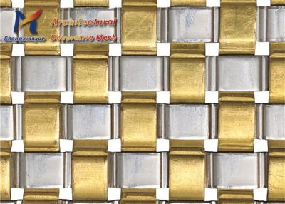 Chine Acier inoxydable architectural Mesh Screen de musées plats 12.8mm à vendre