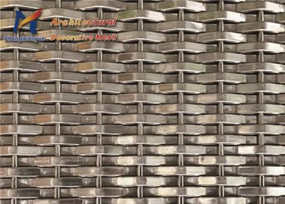 Chine acier inoxydable Mesh Elevator Panel Wall Covering tissé de 1.5x3mm à vendre