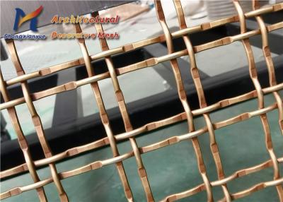 Cina cavo tessuto architettonico Mesh Electrolytic Polishing del soffitto di 2.0mm in vendita