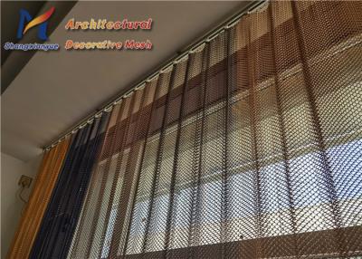 Cina Metallo decorativo Mesh Panels della maglia 10m dei drappi della bobina dell'ingresso dell'hotel in vendita
