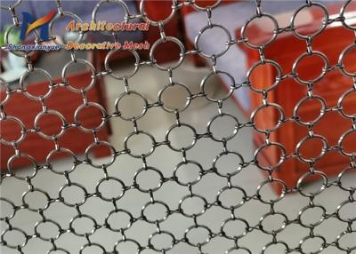 Cina Acciaio inossidabile 316 di Rose Gold Ring Mesh Fabric 12mm della camera di albergo in vendita