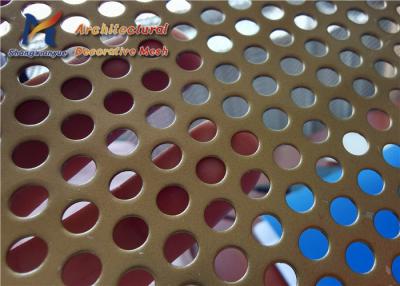 Cina le griglie perforate del metallo di 1000mm che dipingono gli ss rivestono il foro rotondo in vendita