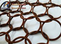 China Antique Brass Ring Mesh Fabric for sale