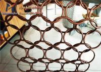 China Antique Brass Ring Mesh Fabric for sale
