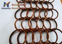 China Antique Brass Ring Mesh Fabric for sale