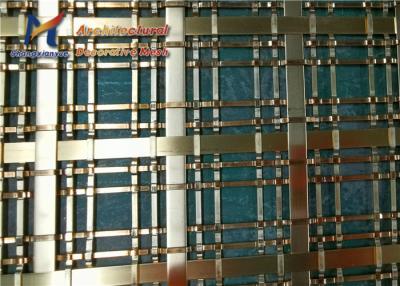 Chine Grillage en laiton décoratif de Mesh Ceiling Partitions Architectural Woven à vendre
