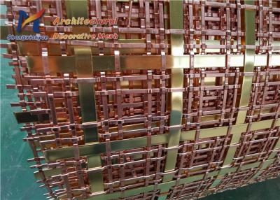 Cina schermo tessuto architettonico di Mesh Brass Copper Wire Mesh del cavo di 10mm in vendita