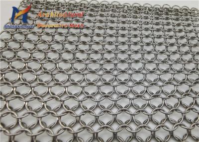 Cina Divisioni decorative dell'asta ss 316l Ring Mesh Curtain Chainlink Architectural Booth in vendita