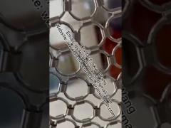 Restaurant Oblate Ring Mesh Curtain 1.0mm 10mm Wire Mesh