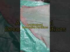 316L Stainless Steel Chainmail Curtain 1.5mm 30mm Wire Mesh