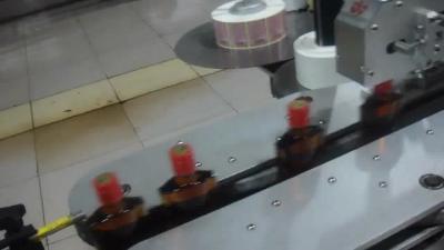 China Dbeverage Ouble Side Sticker Labeling Machine , Factory Price Automatic Bottle Labeler for sale