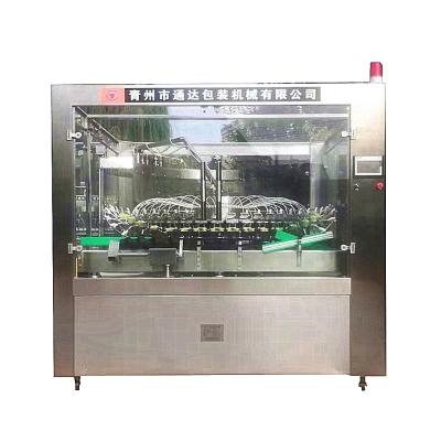 China Hot sale Rotary glass wine bottle washing machine for sale