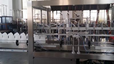 China Linear Piston Filling Machine , 1200-1800bph Hand Soap Filling Machine for sale