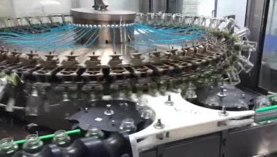 China Inside And Outside Rotary Bottle Washer , Glass Bottle Rinsing Equipment for sale