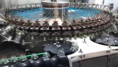 China Hot Sale Auto Syrup Bottle Washing Machine , Rotary Industrial Bottle Washer for sale